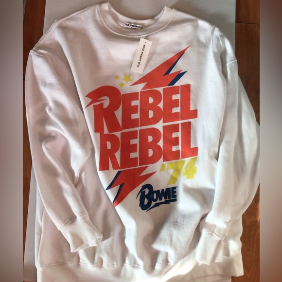 Sub_Urban Riot | Tops | New Suburban Riot Rebel Rebel Sweatshirt | Poshmark
